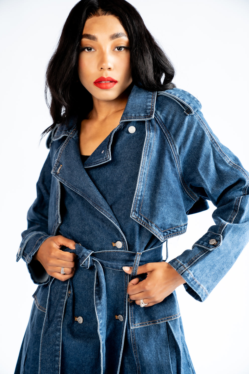 Denim Trench Coat – BLANKWardrobe